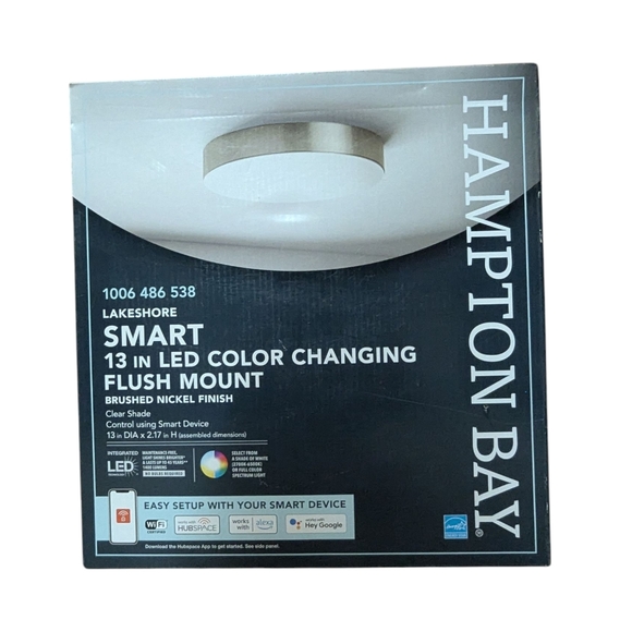 Hamptom Bay | Other | Hampton Bay Lakeshore Color Changing Smart Led ...